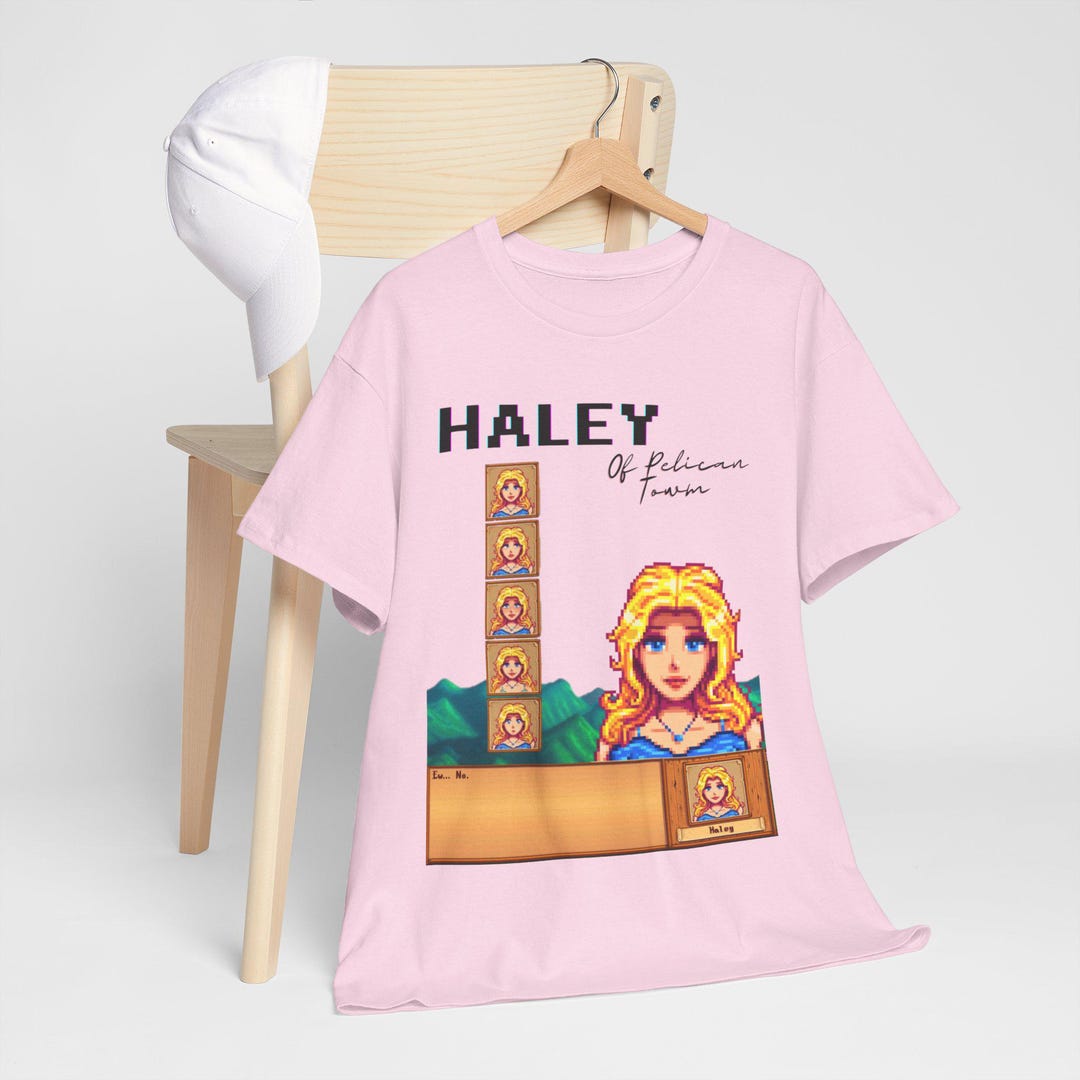 Stardew Valley || Haley || Pelican Town T-shirt || Farming Simulator ...