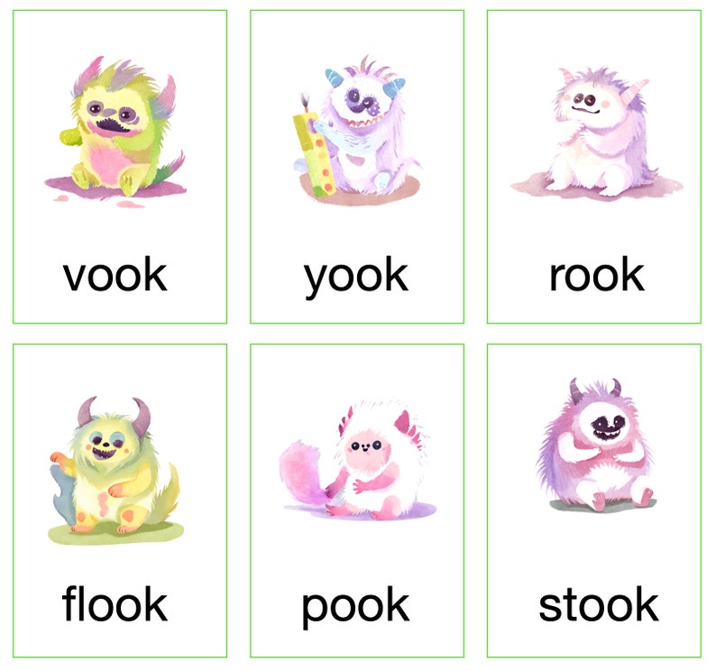 Phonics Screening Flashcard Set for Reading Homework Made Easy for ...