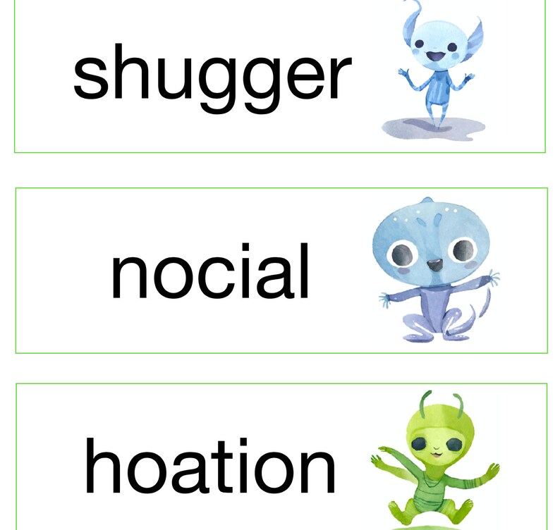 Phonics Screening Flashcard Set for Reading Homework Made Easy for ...