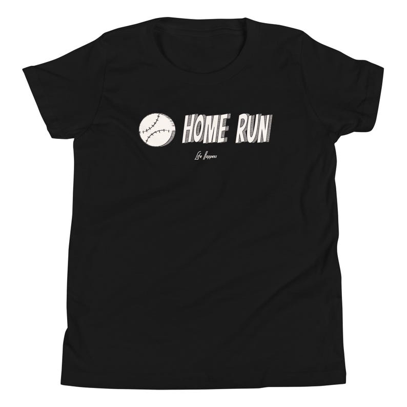 Home Run Kid's T-shirt, Baseball Shirt, Sports Lover, T-ball Shirt ...