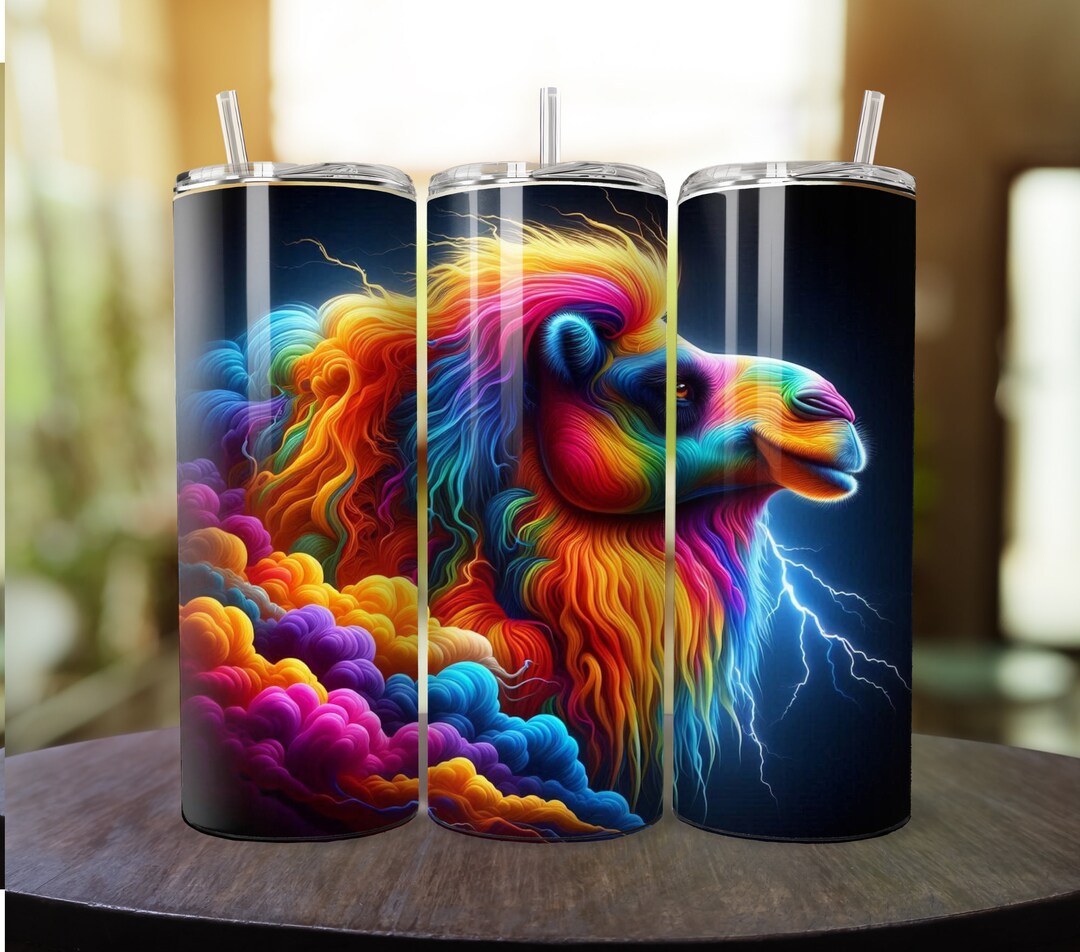 3 Watercolor Rainbow Animals Clipart Cute Cats and Kittens With Rainbow ...