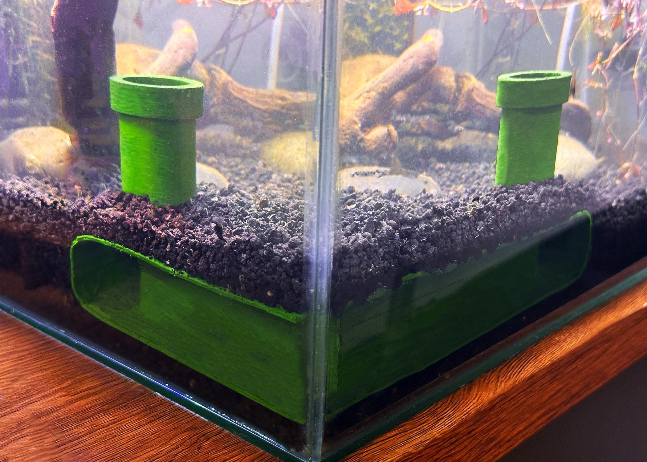 Super Mario-style Warp Pipe Under-gravel Cave and Fish Hide - Etsy