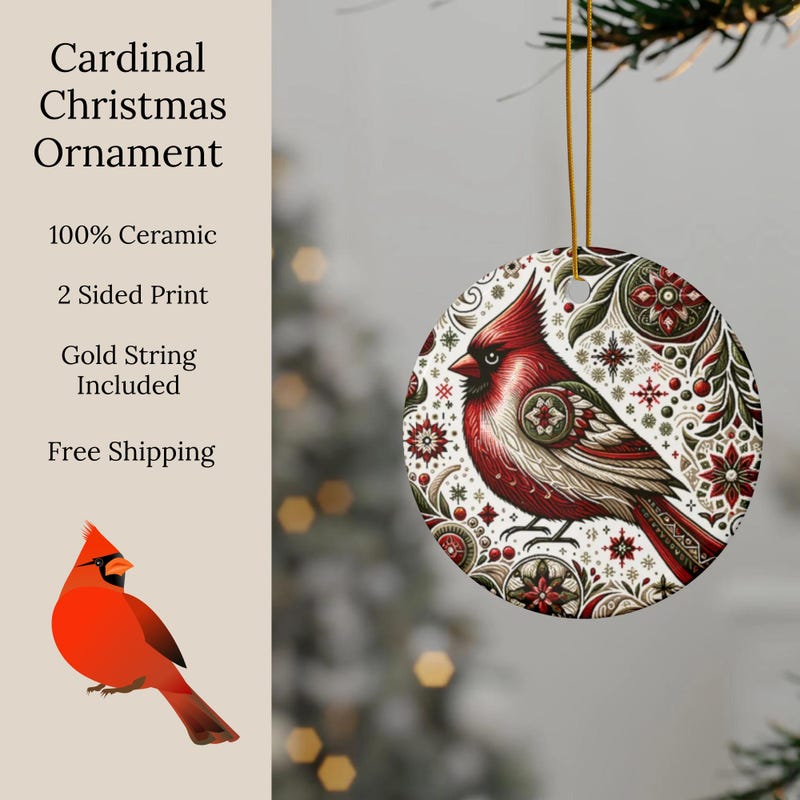 Cardinal Christmas - Etsy