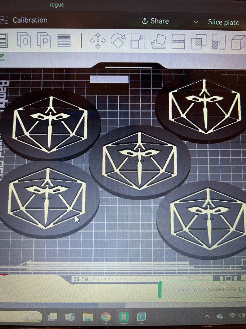Dnd Class Coasters 3d .3mf Files for X1C - Etsy