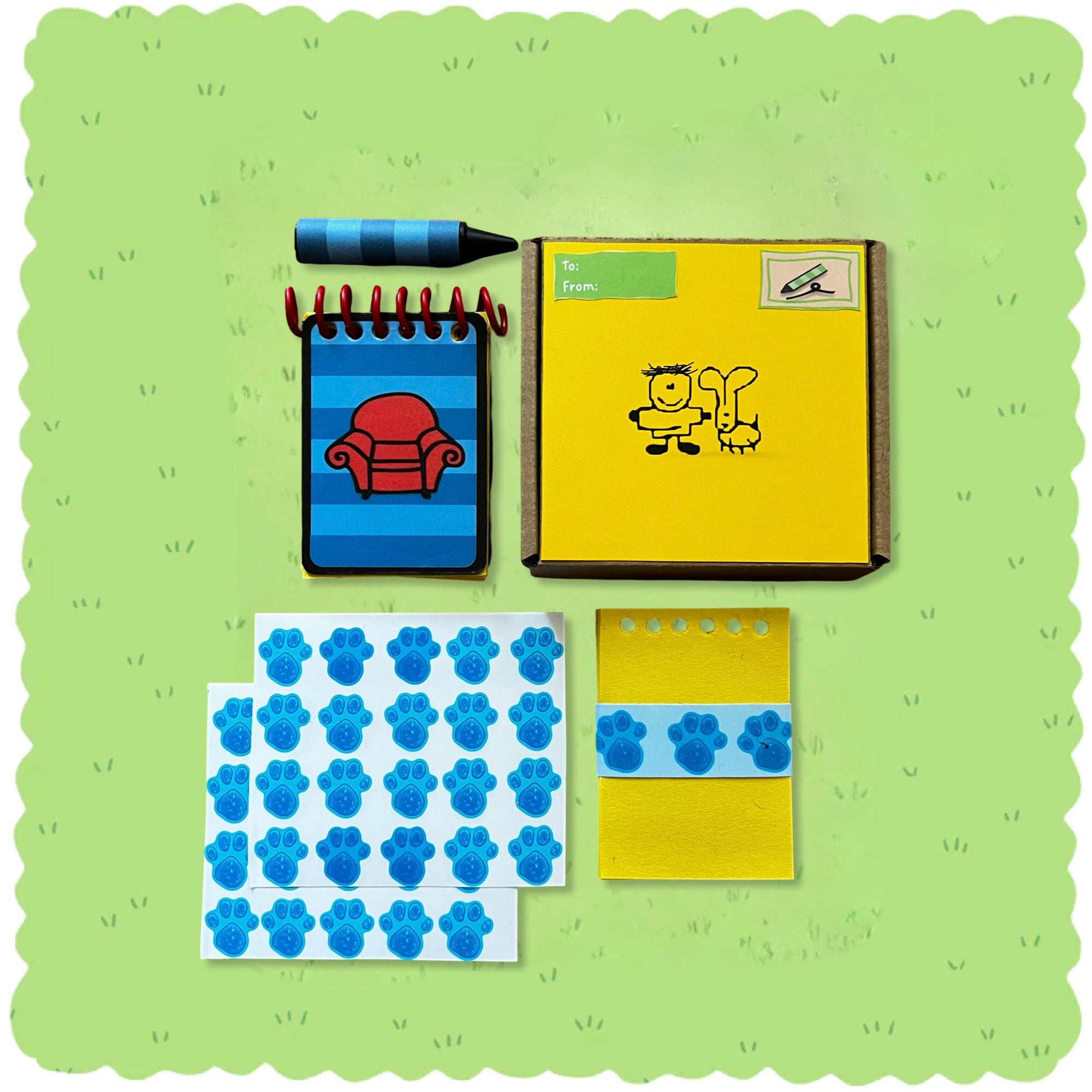 Blues Clues Handy Dandy Inspired Steve Notebook Mini Clues - Josh ...