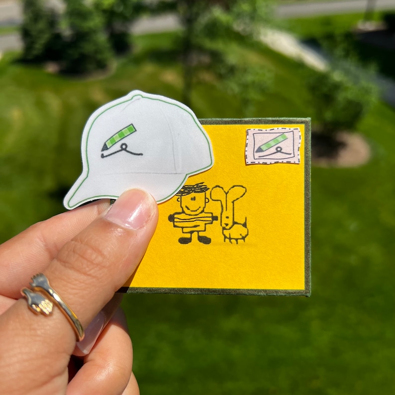 Clues Steve Crayon Hat Sticker With Blues Letter Mail Envelope Handy ...