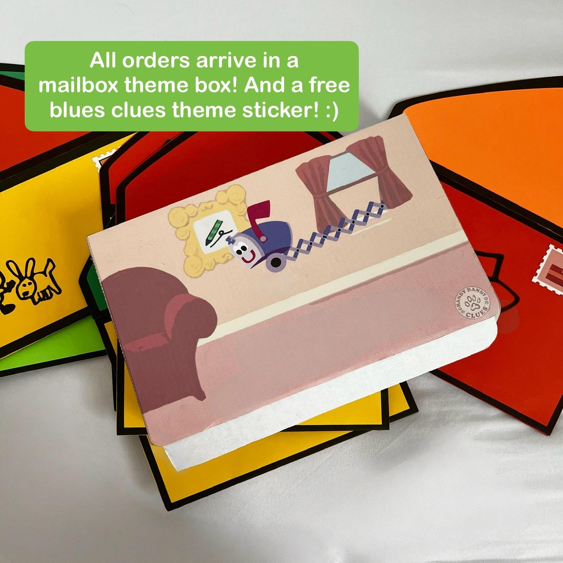 Clues Steve Mail Time Envelope Season 1 Ep 6- Handy Dandy Blues Clues ...