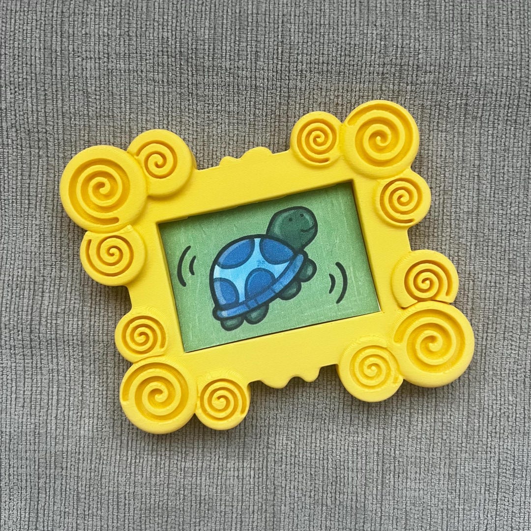 Blues Clues Yellow Picture Frame Mini - Season 4 Episode 14 Turtle ...
