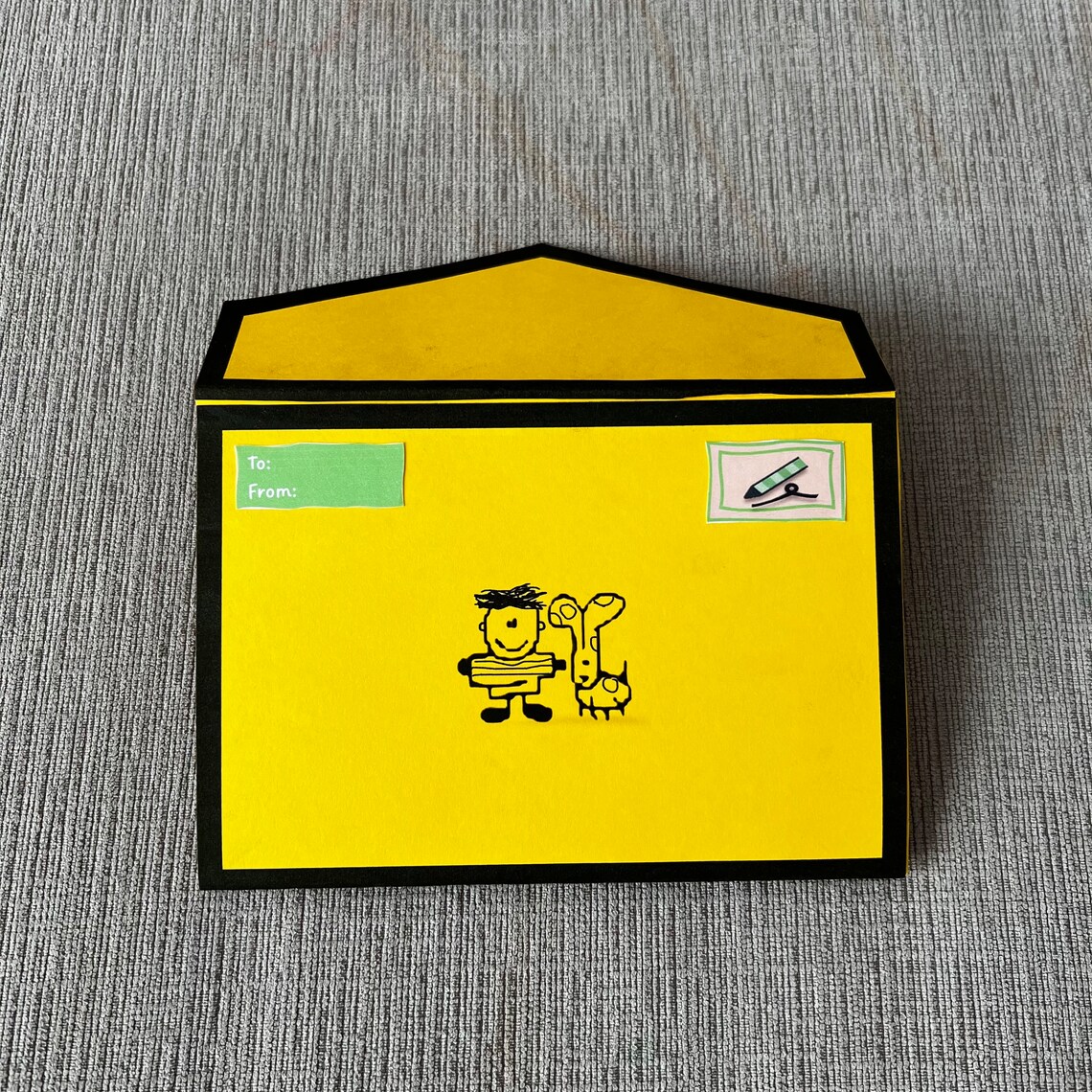 Clues Steve Mail Time Envelope With Coloring Page - Handy Dandy Blues ...