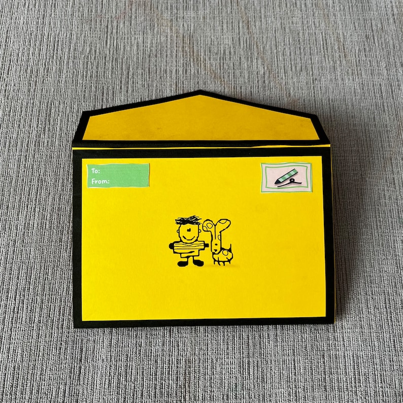 Clues Steve Mail Time Envelope With Coloring Page - Handy Dandy Blues ...