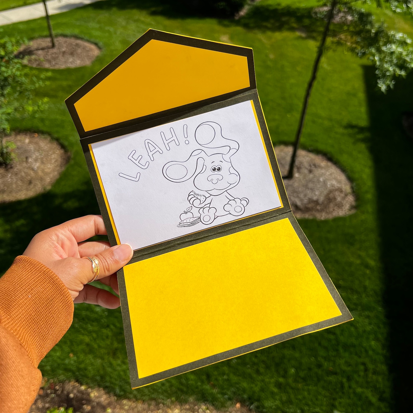 Clues Steve Mail Time Envelope With Coloring Page - Handy Dandy Blues ...