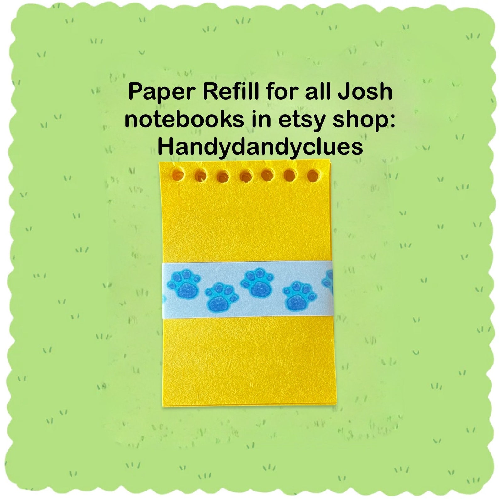 Josh Handy Dandy Notebook Pages Refill 40 Pages - Etsy