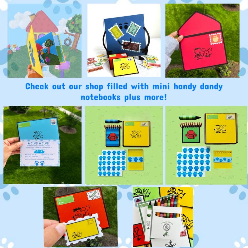 Clues Striped Crayons Set - Handy Dandy Blues Clues Striped Crayons - 9 ...