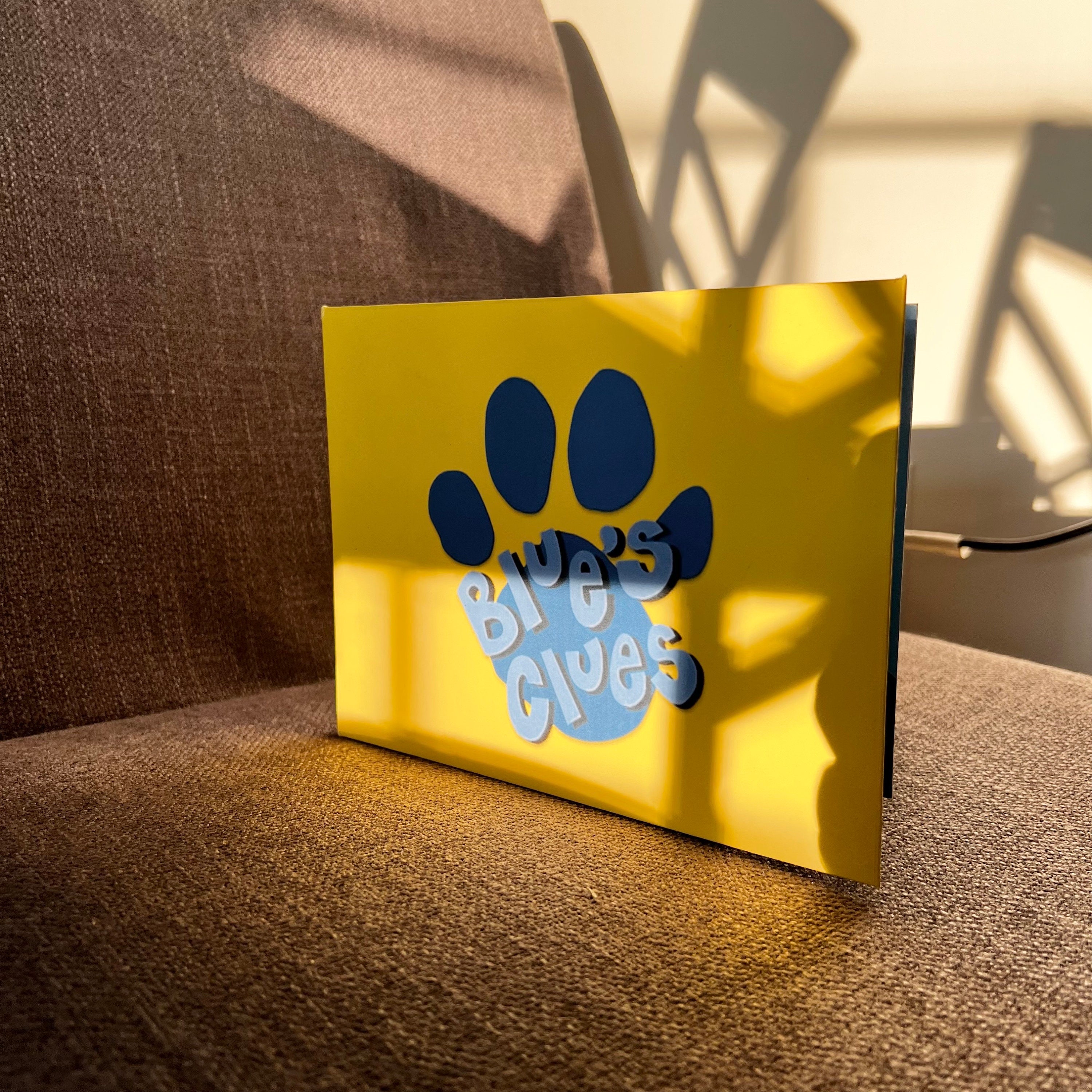 Blues Clues Rare Yellow Book - Yellow Book From Opening Episodes Scene ...