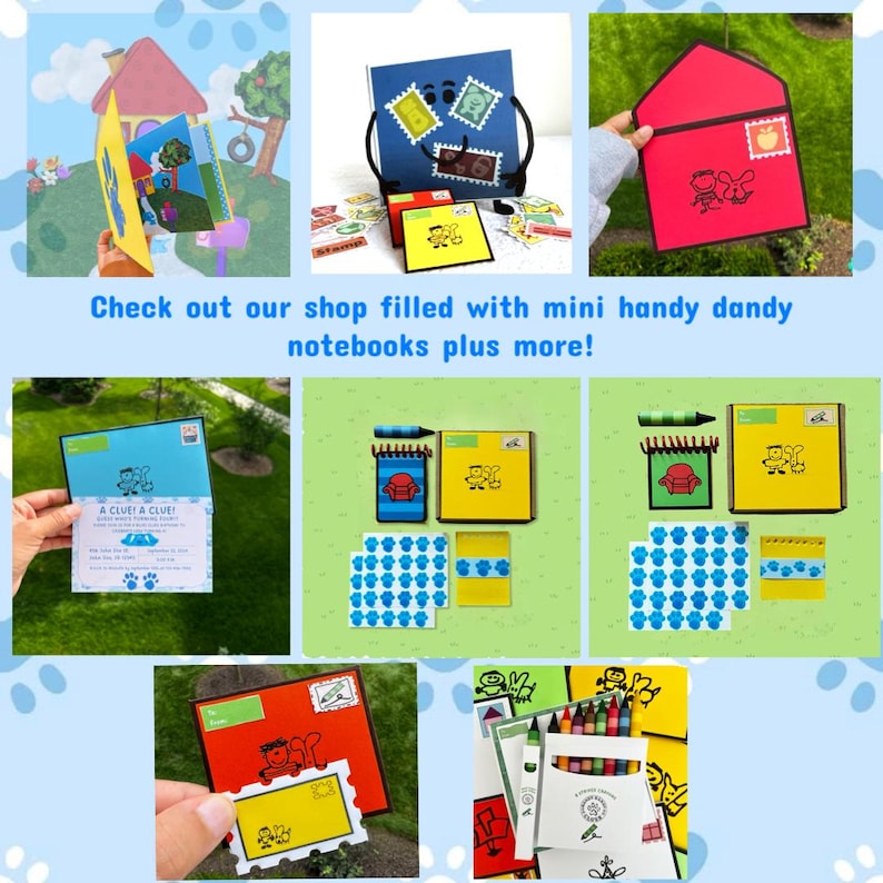 Clues Steve Mail Time Envelope Season 2 Ep 9 - Handy Dandy Blues Clues ...