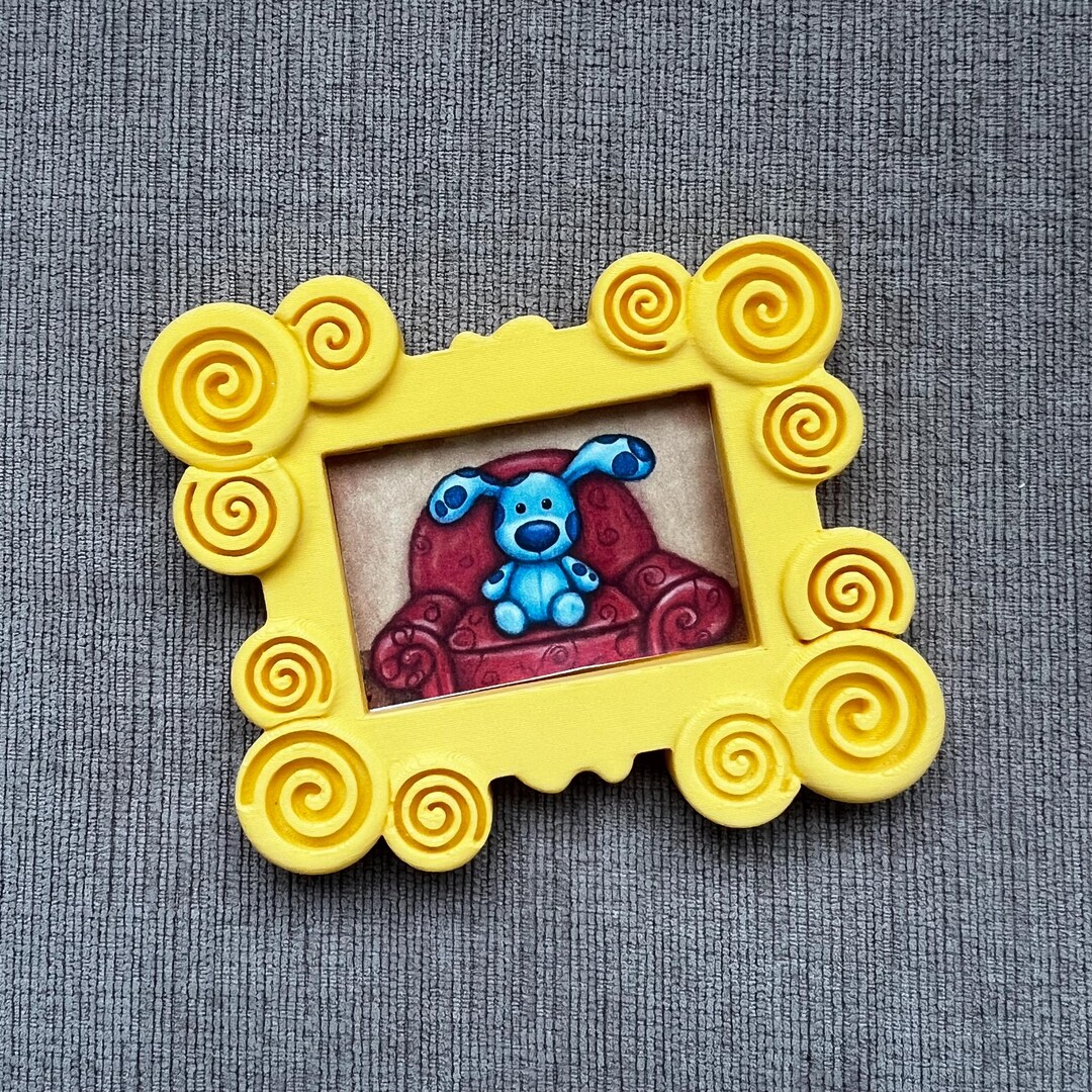 Blues Clues Yellow Picture Frame Mini - Season 6 Episode 4 Frame ...