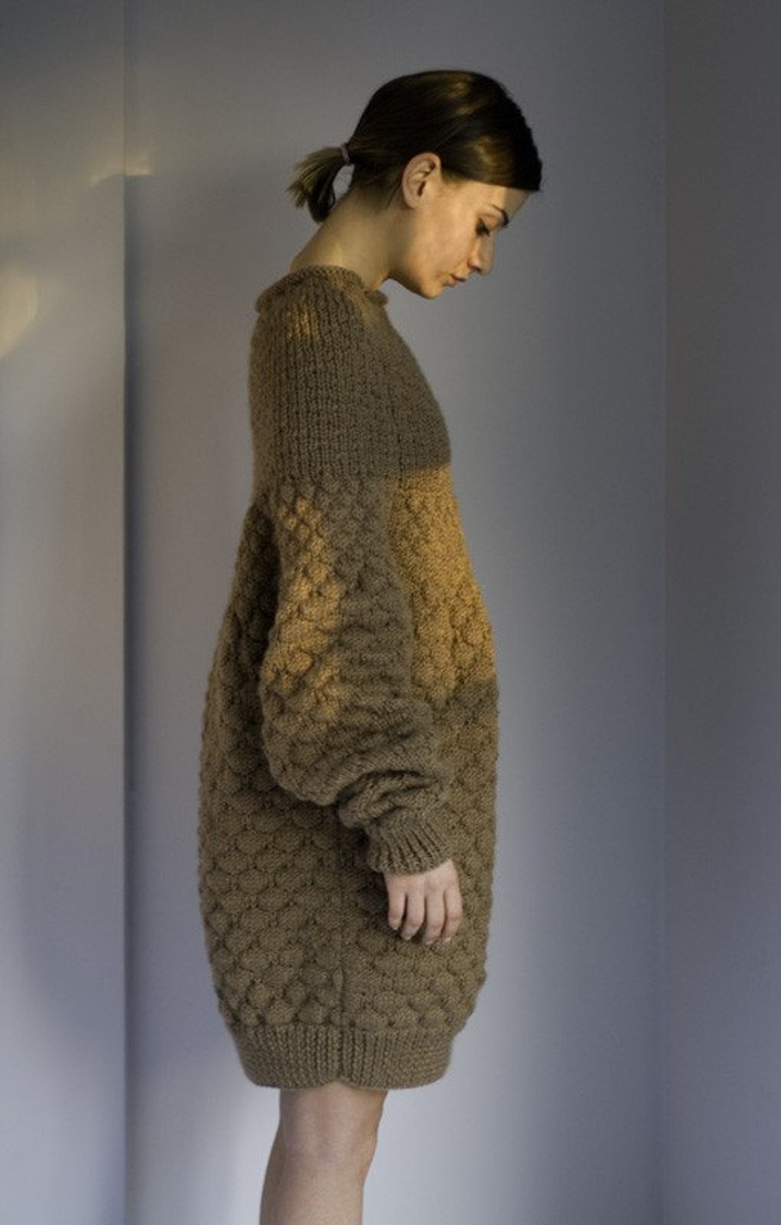 Custom Order Unique Hand Knitted Sweater, Authentic Design Knitwear ...