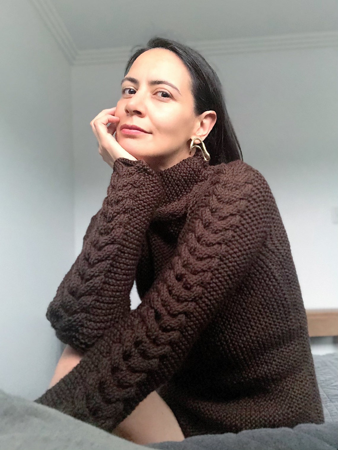 Custom Order Handmade Sweater Hand Knitted in One Piece - Etsy