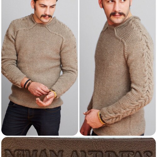 Custom Order Unique Hand Knitted Sweater Authentic Design - Etsy