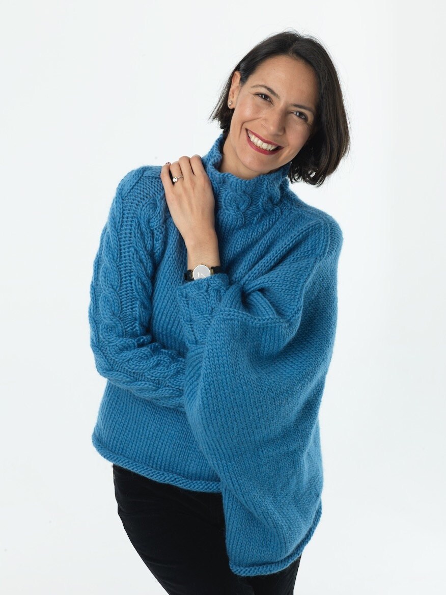 Custom Order Unique Hand Knitted Sweater, Authentic Design Knitwear ...