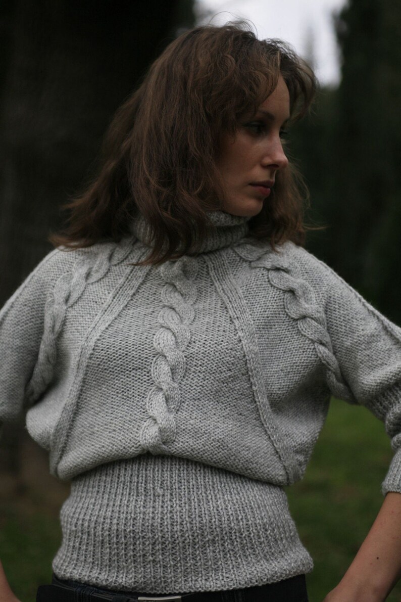 Custom Order Handmade Sweater, Authentic Design Bat Sleeves Knitwear - Etsy