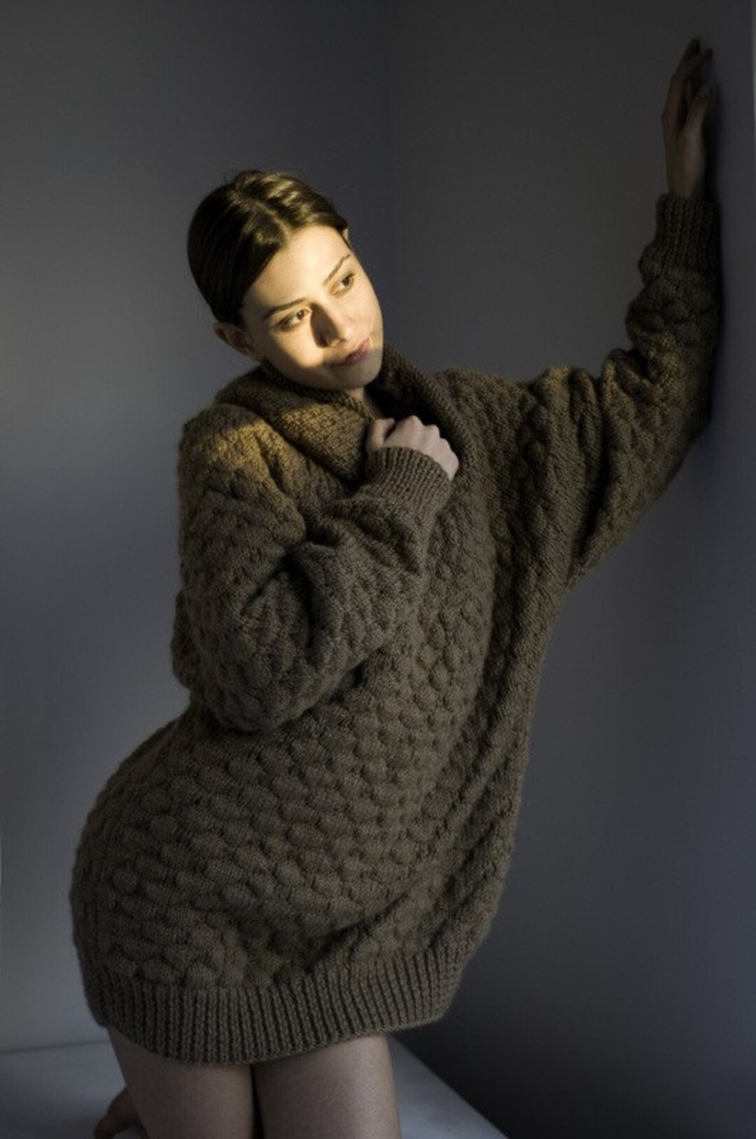 Custom Order Unique Hand Knitted Sweater, Authentic Design Knitwear ...