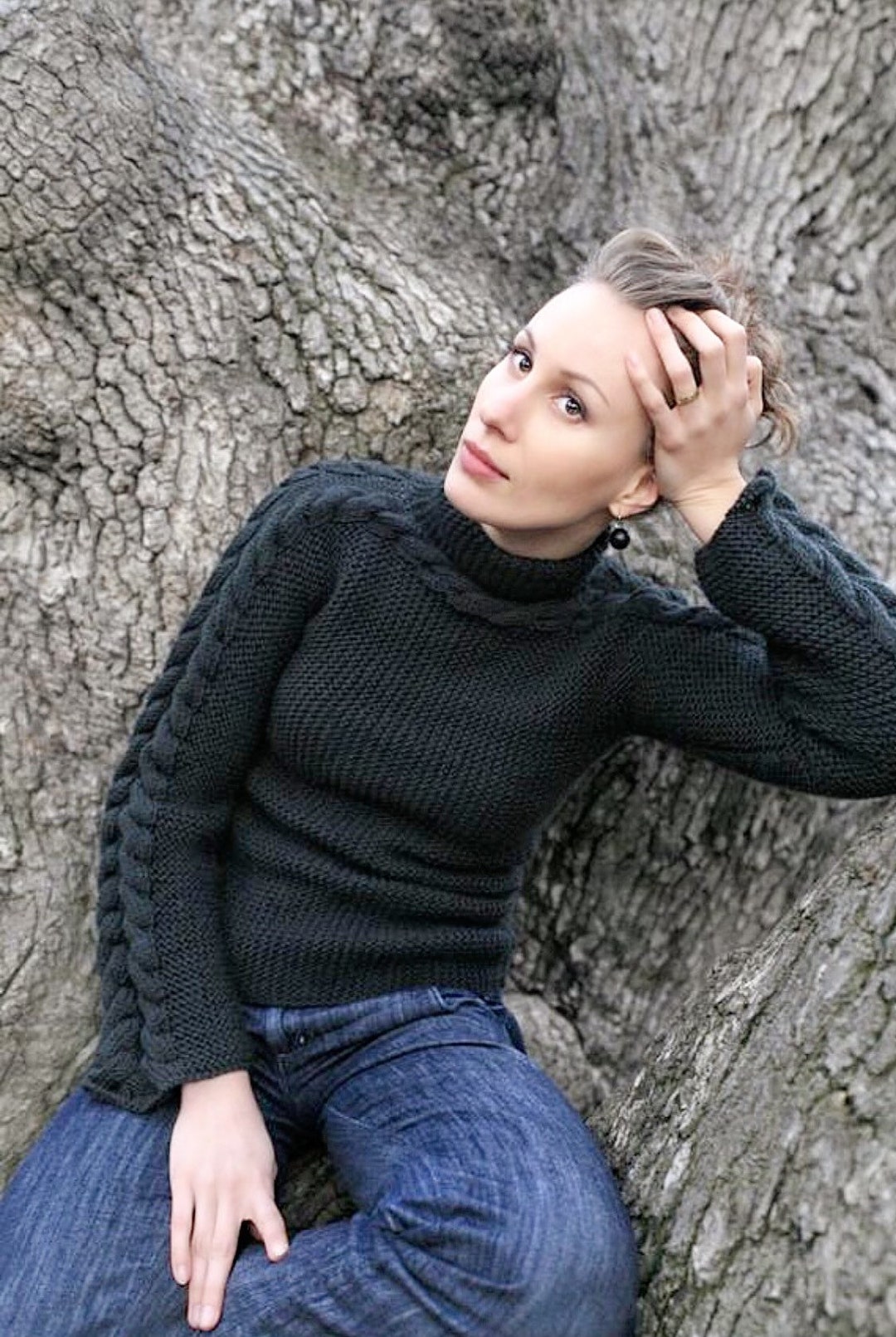 Custom Order Handmade Sweater, Hand Knitted in One Piece Authentic ...