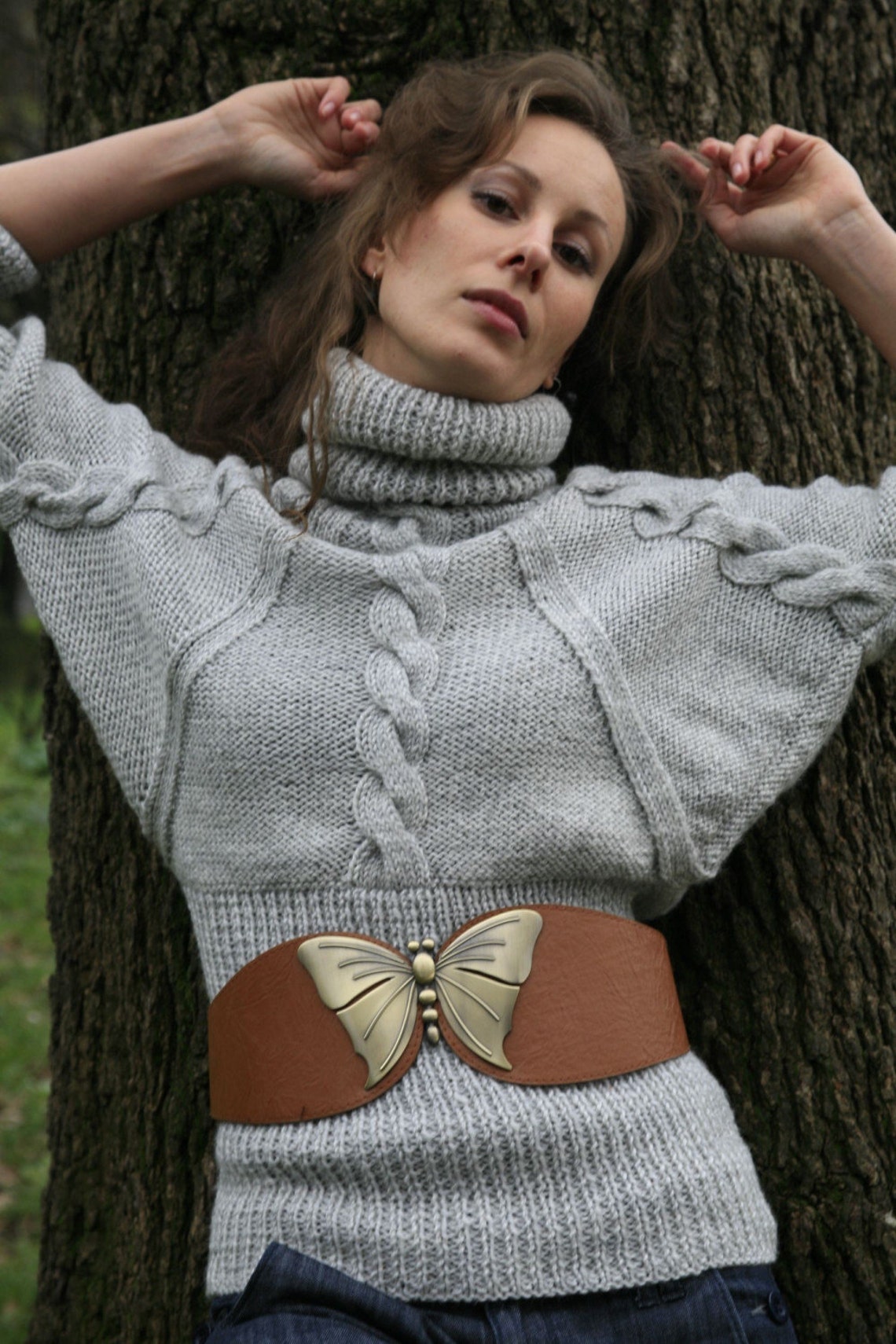 Custom Order Handmade Sweater, Authentic Design Bat Sleeves Knitwear - Etsy