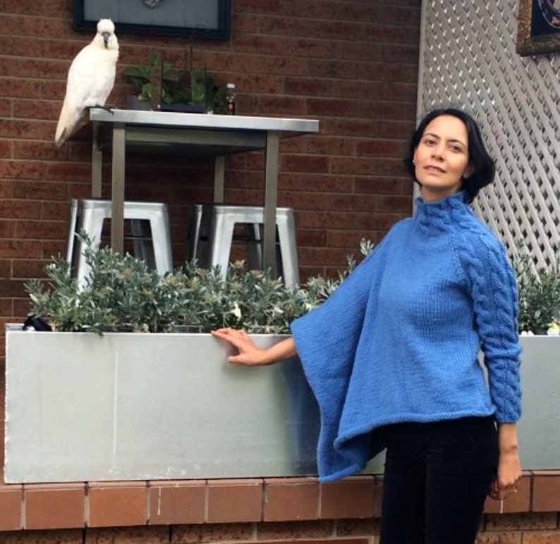 Custom Order Unique Hand Knitted Sweater, Authentic Design Knitwear ...