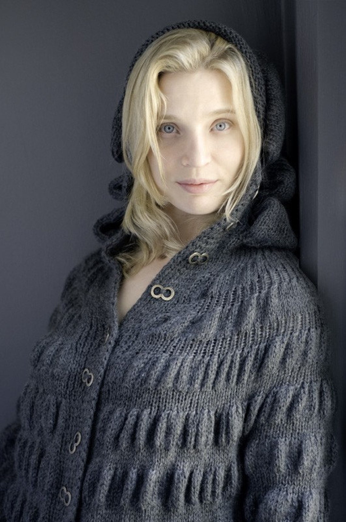 Custom Order Unique Hand Knitted Long Cardigan, Authentic Design ...