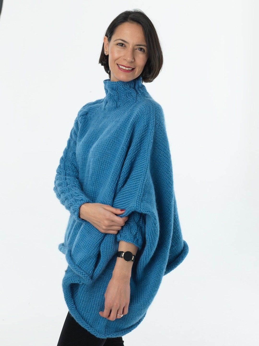 Custom Order Unique Hand Knitted Sweater, Authentic Design Knitwear ...