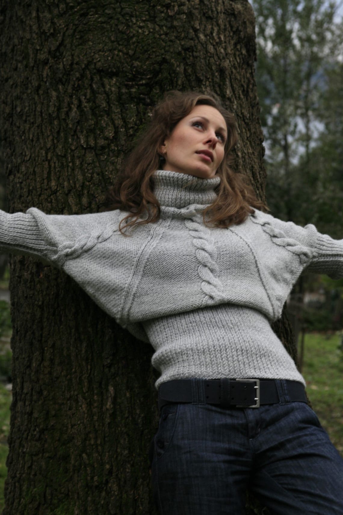 Custom Order Handmade Sweater, Authentic Design Bat Sleeves Knitwear - Etsy