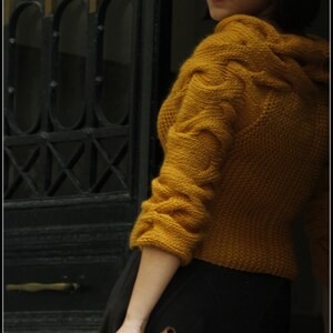 Custom Order Retro Neck Handmade Sweater, Authentic Pattern Design ...