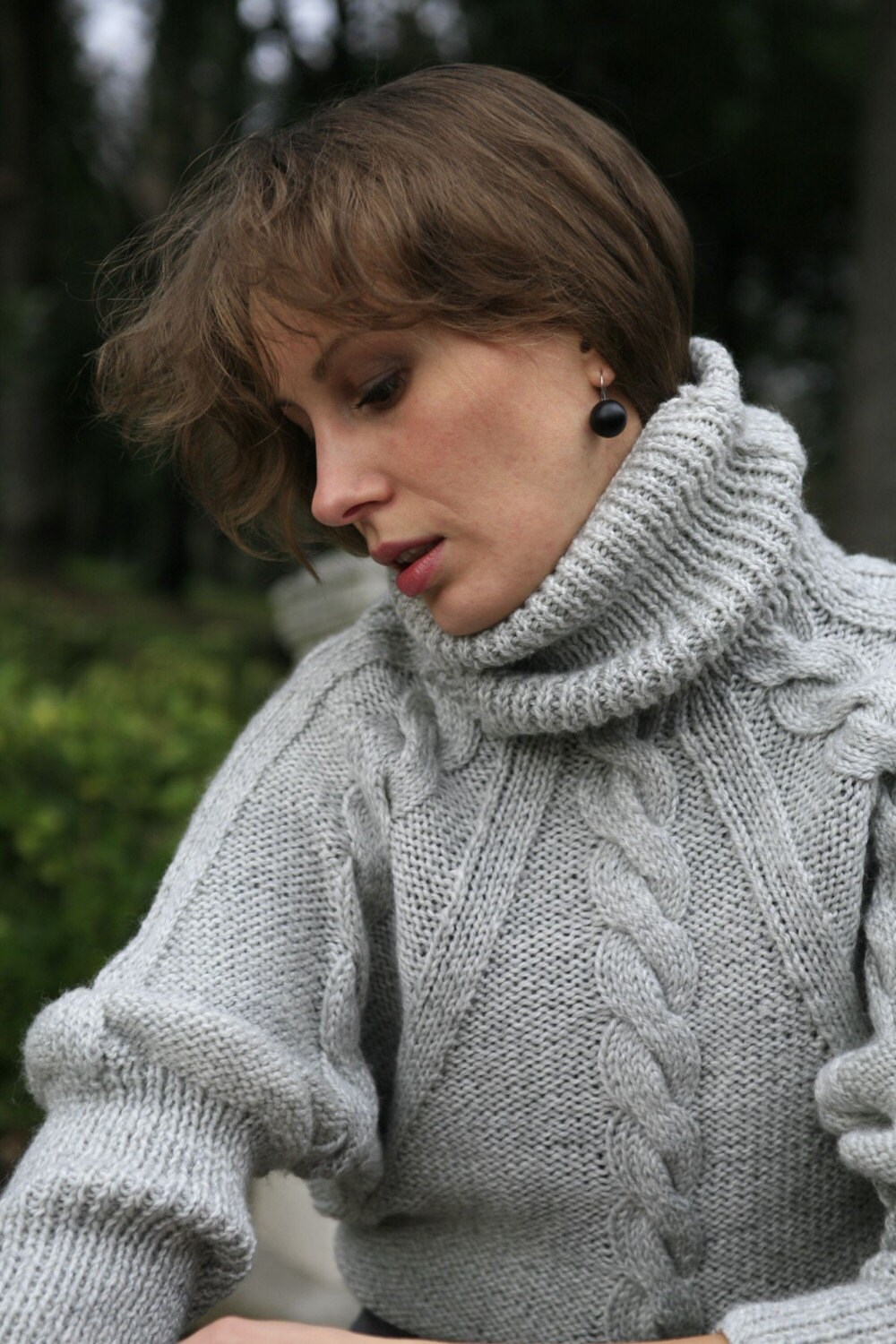 Custom Order Handmade Sweater, Authentic Design Bat Sleeves Knitwear - Etsy