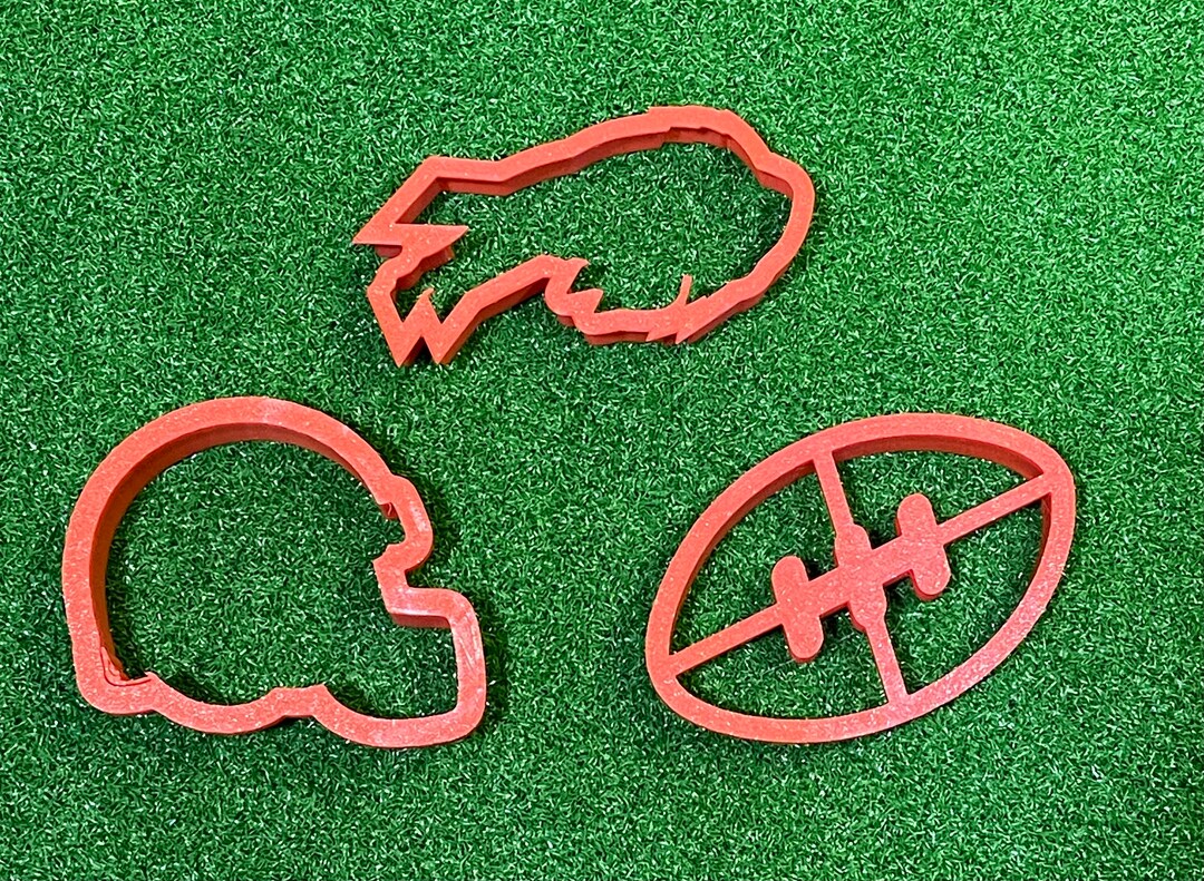Sports Team Logo Football Cookie Cutter Set of 3 other NFL, NBA, MLB ...