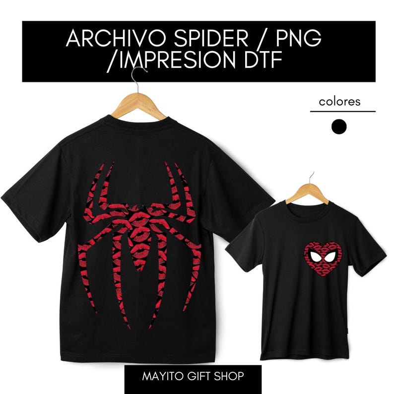 SPIDER MAN/ Kisses/kisses T-shirt/file/png/dtf - Etsy
