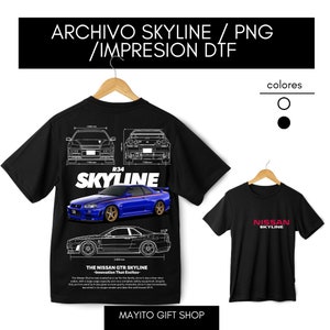 SKYLINE R34/ARCHIVO DTF/ Carros/ Png - Etsy México