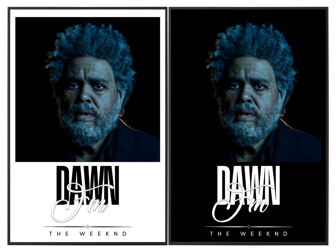 The Weeknd Poster, Dawn FM Album Cover Art, the Weeknd Print, R&B Music ...