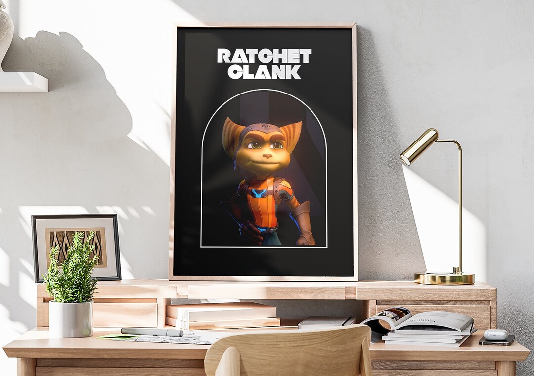 Ratchet And Clank Poster Ratchet Clank Wall Art Ratchet Clank Print Ratchet Clank T Poster