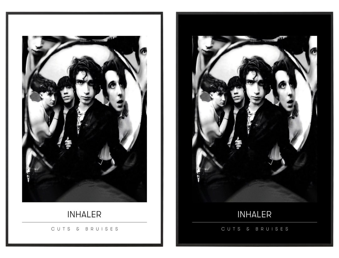 Inhaler Poster, Cuts & Bruises, Inhaler Print, Alternative Rock Music ...