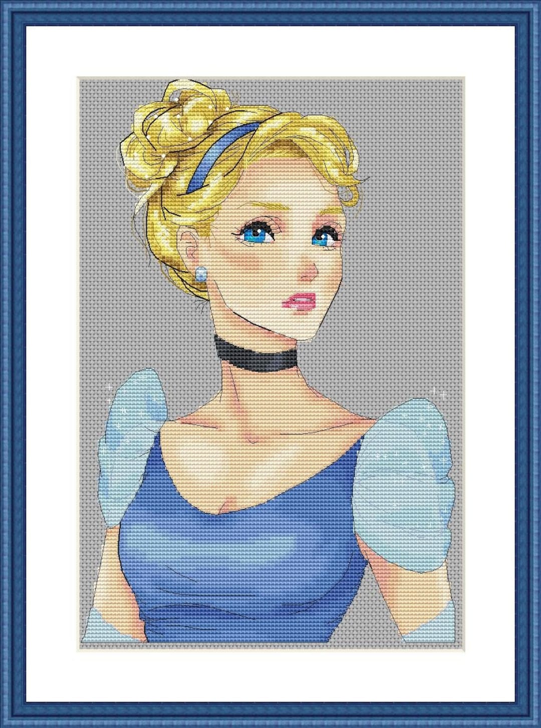 Cinderella Portrait Cross Stitch Pattern PDF File Instant Download DMC ...