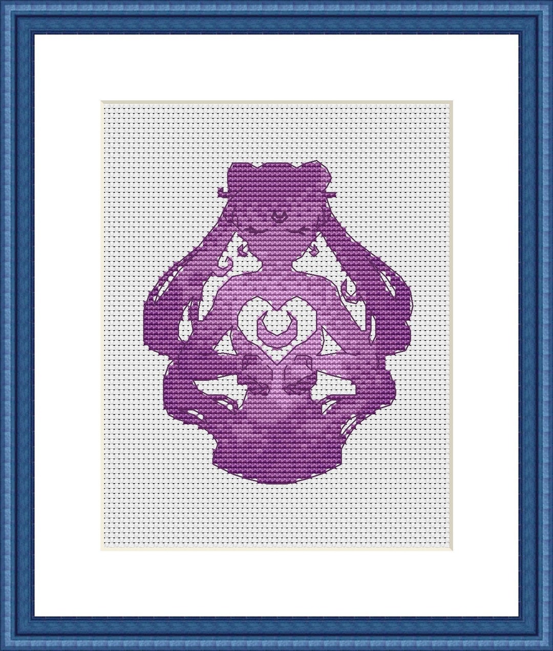 Sailor Moon Silhouette Cross Stitch Pattern PDF File Instant Download ...
