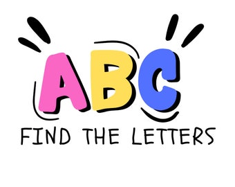 Printable PDF Find the Letters/alphabets Activity Sheets A-Z for Kid ...