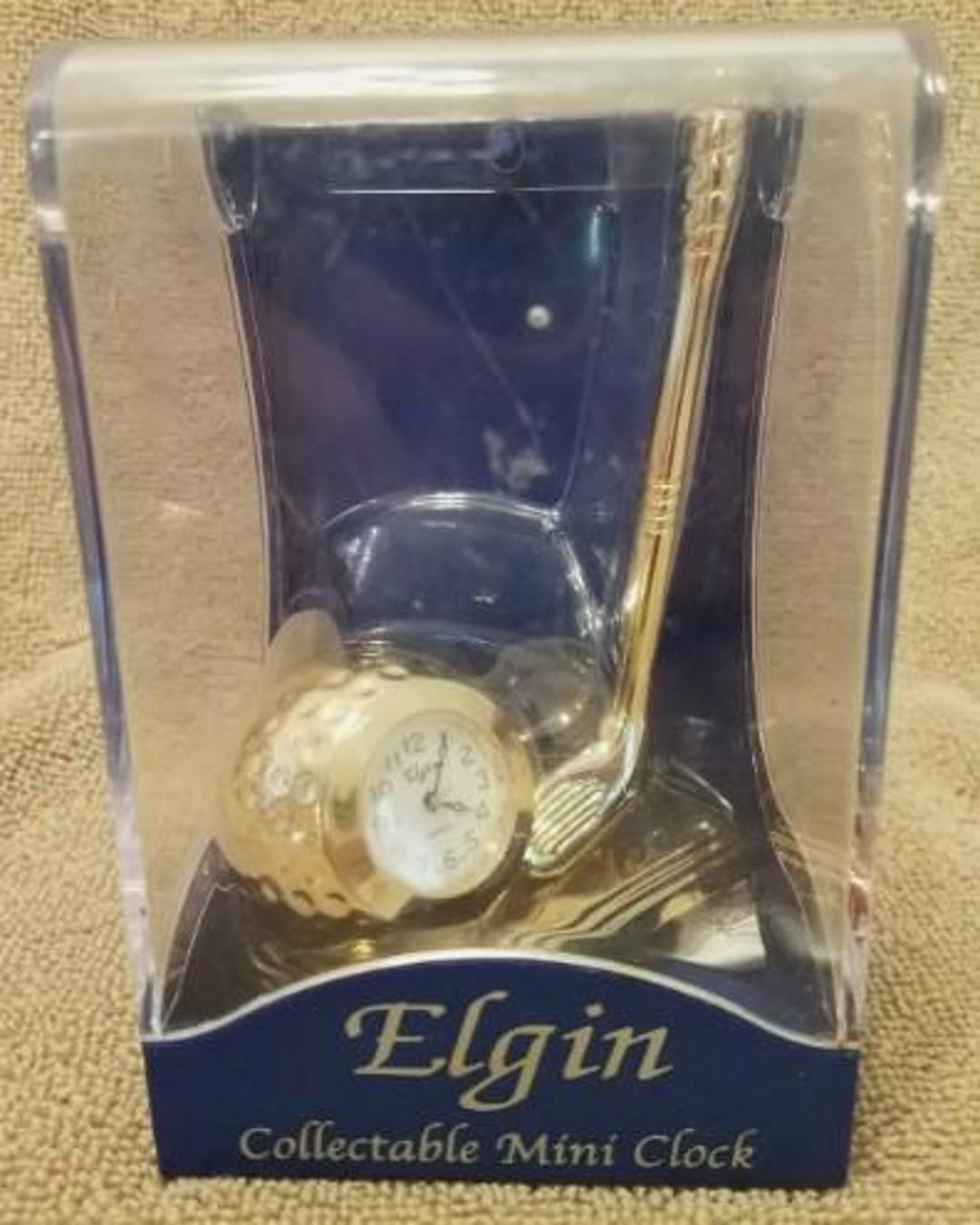 Elgin Golf Theme Mini Clock - Etsy