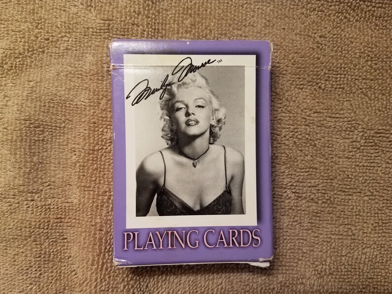Marilyn Monroe Playing Cards - Etsy