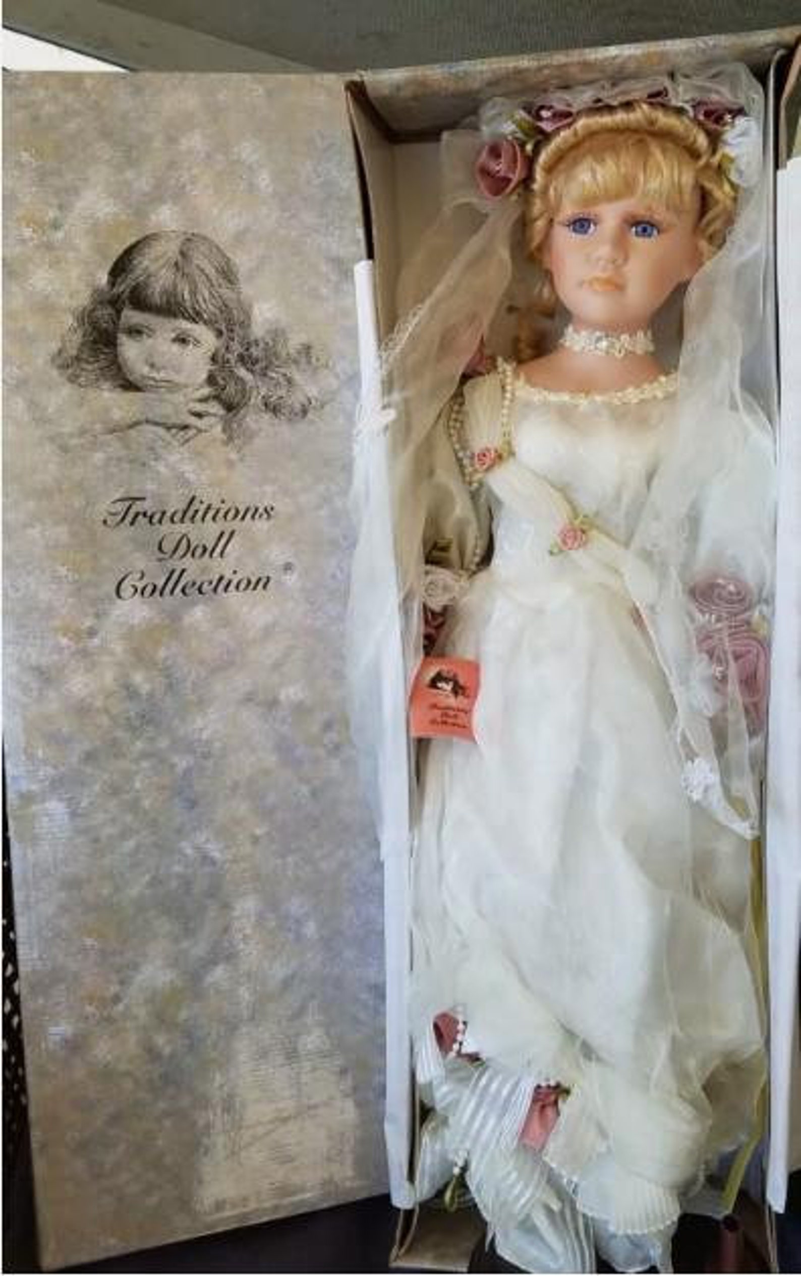 Traditions Porcelain Doll - Etsy