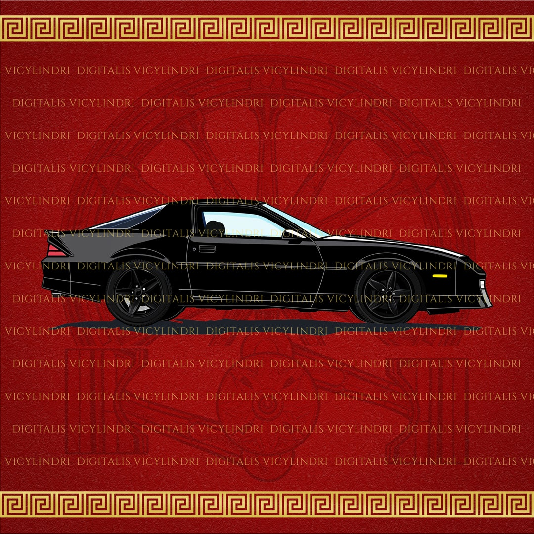 Chevrolet Camaro IROC Z PNG, Chevy Decal, Car Printables, Bumper ...