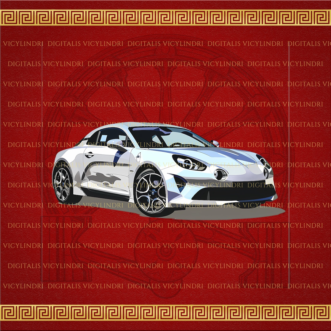 Alpine A110S PNG, Alpine Decal, Car Printables, Bumper Sticker Png ...