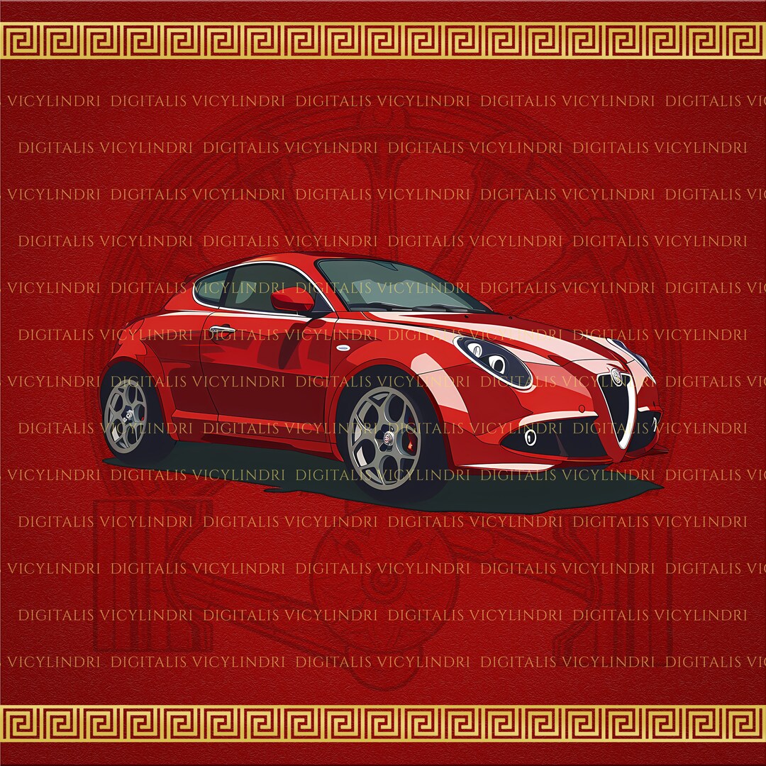 Alfa Romeo Mito GTA PNG, Alfa Romeo Decal, Car Printables, Bumper ...