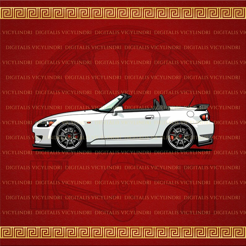 Honda S2000 PNG, Jdm Decal, Car Printables, Bumper Sticker Png, Bumper ...